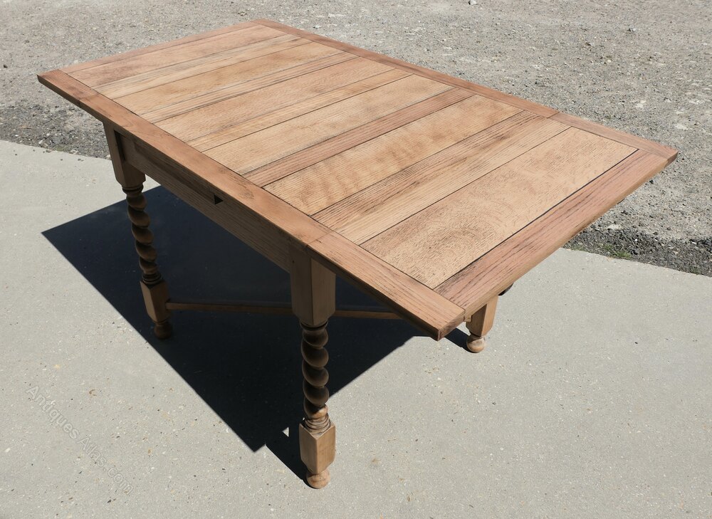 Golden Oak Cottage Draw Leaf Table as284a11618 / TST49 - Antiques Atlas
