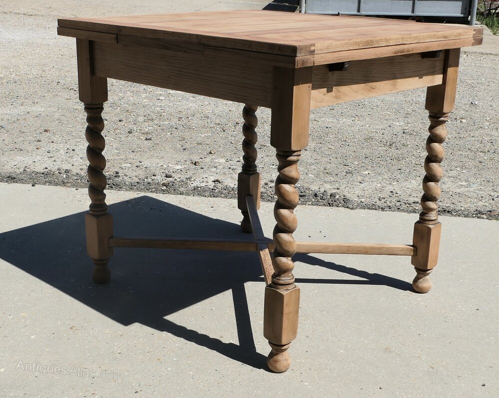 Golden Oak Cottage Draw Leaf Table as284a11618 / TST49 - Antiques Atlas