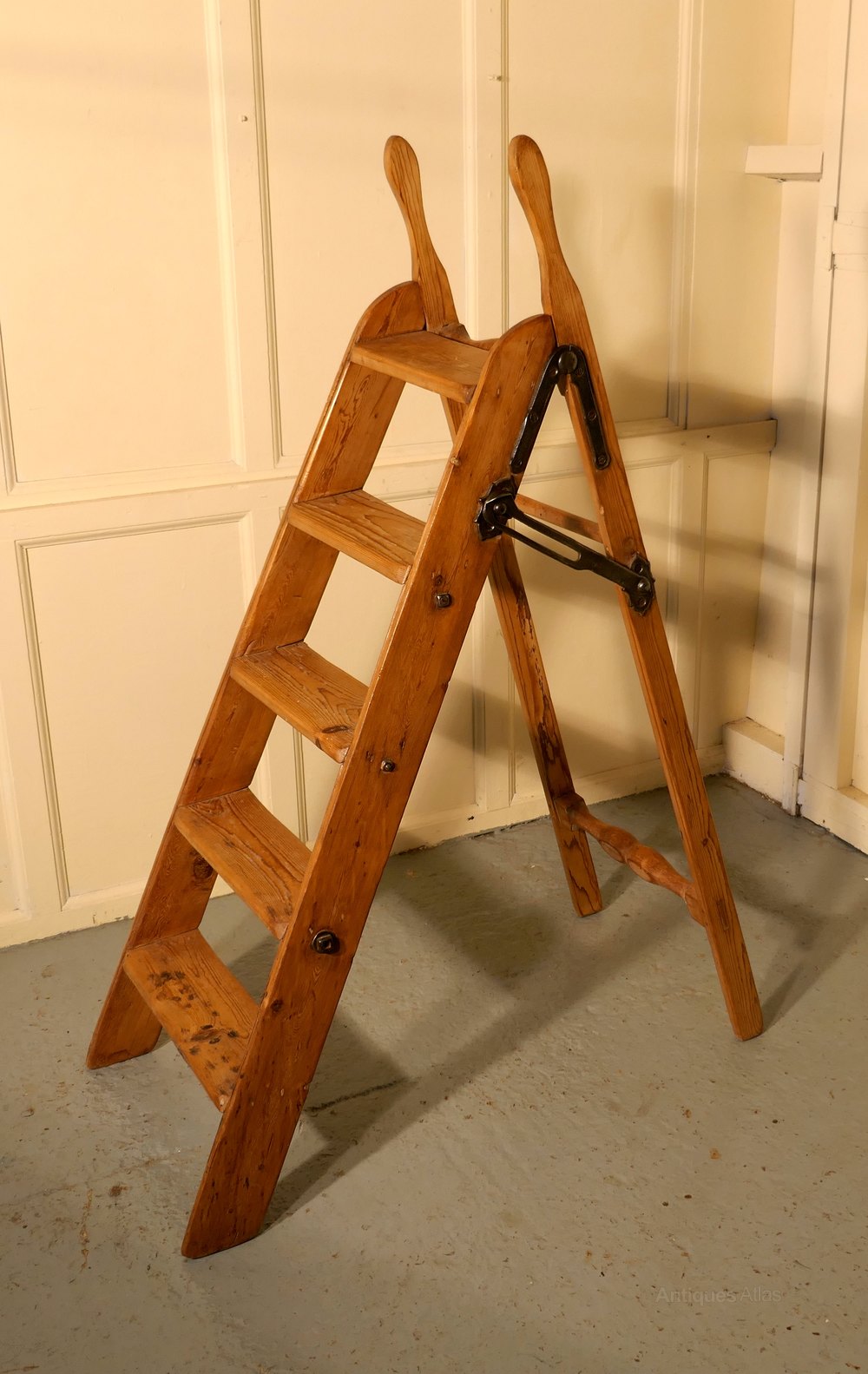Tall Victorian Multi Use Shop Step Ladder as284a4596 / FN137 - Antiques ...