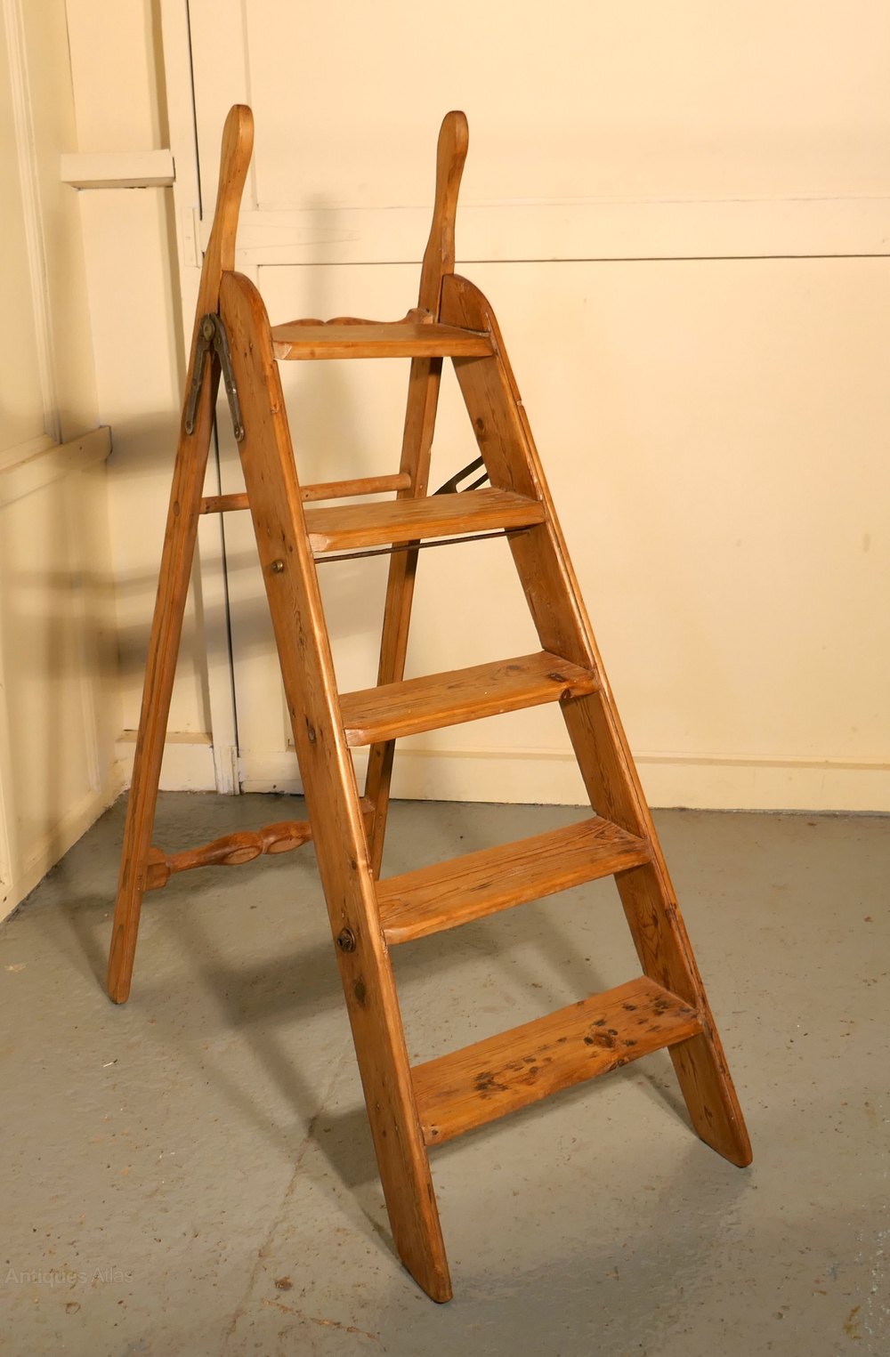Tall Victorian Multi Use Shop Step Ladder as284a4596 / FN137 - Antiques ...