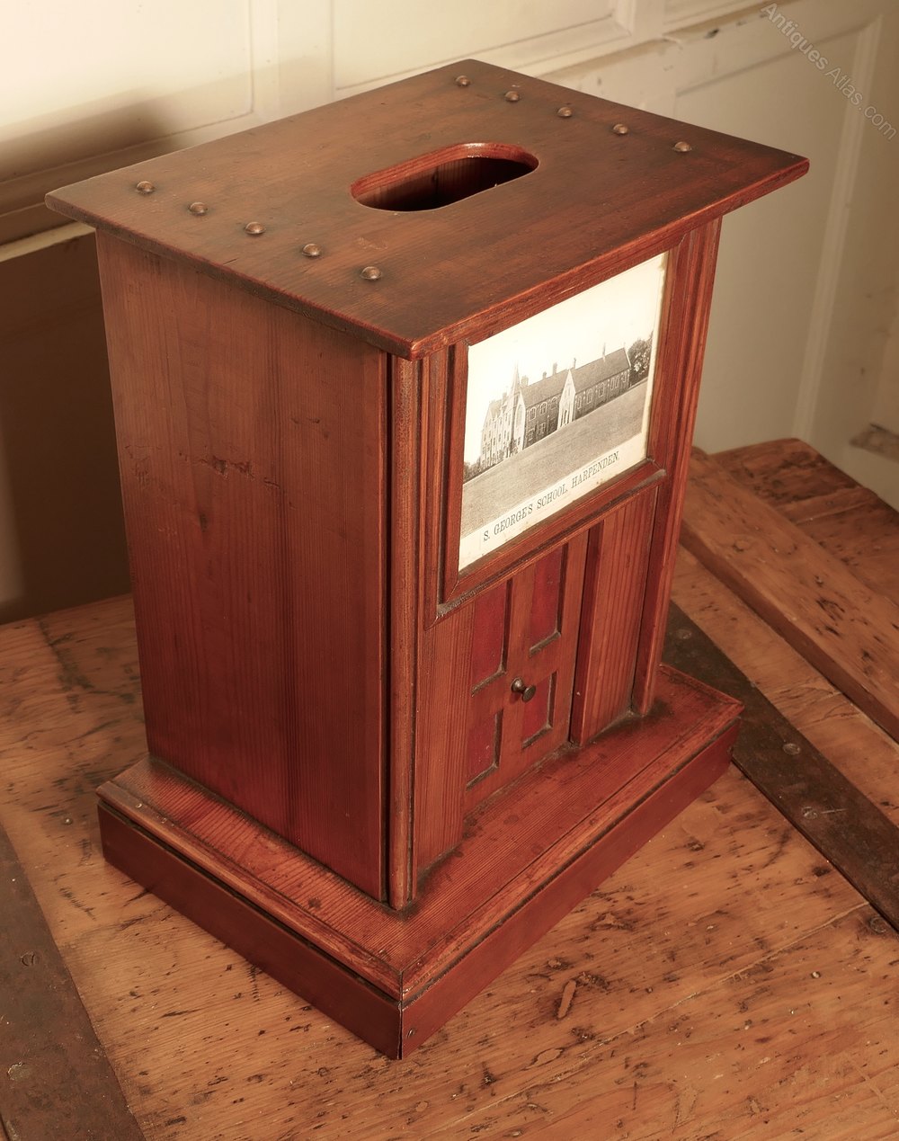 Antiques Atlas - Victorian School House Letter Box, Post Box.