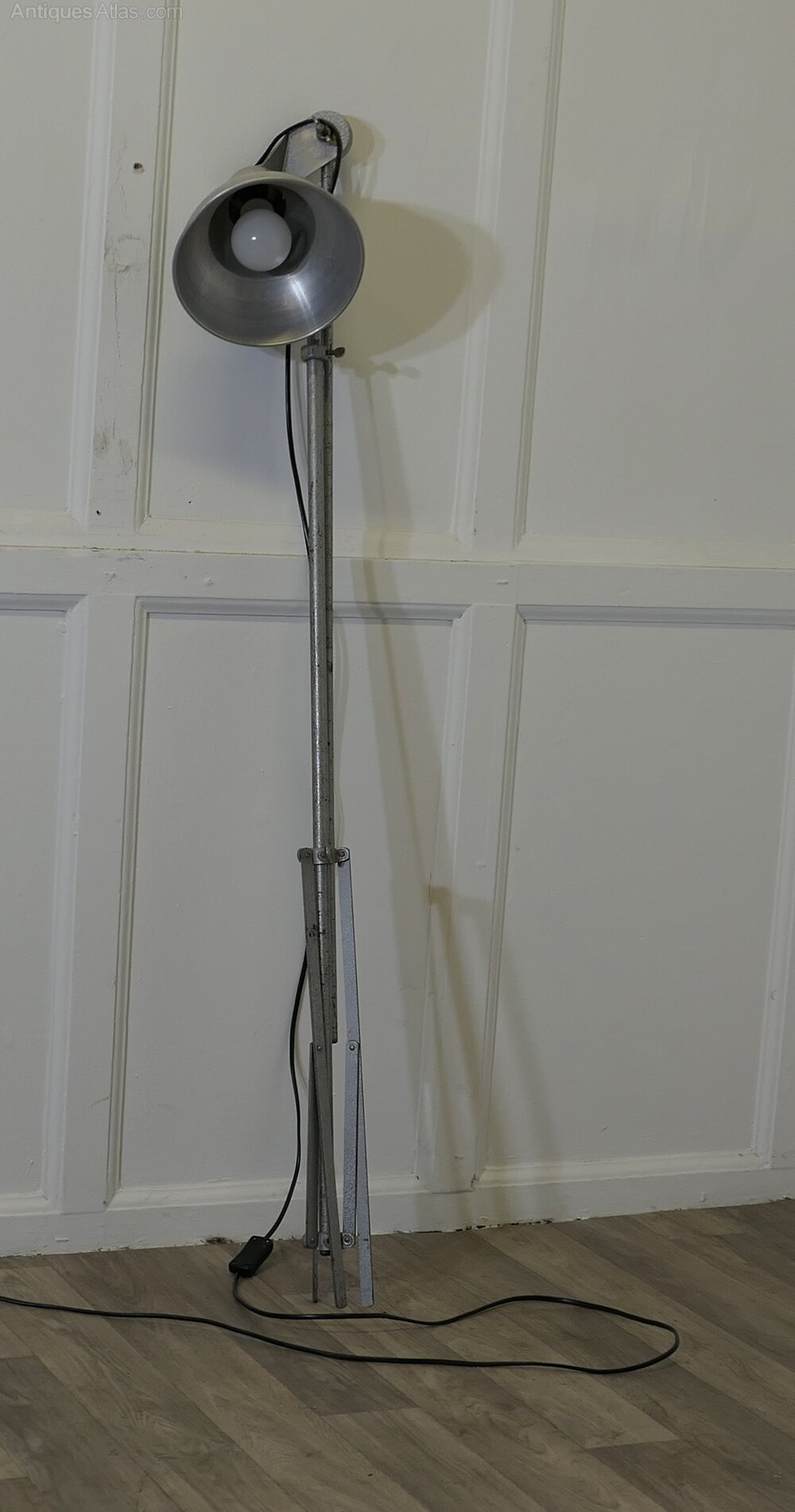 Antiques Atlas - Vintage Metal Telescopic Adjustable Floor Lamp ...