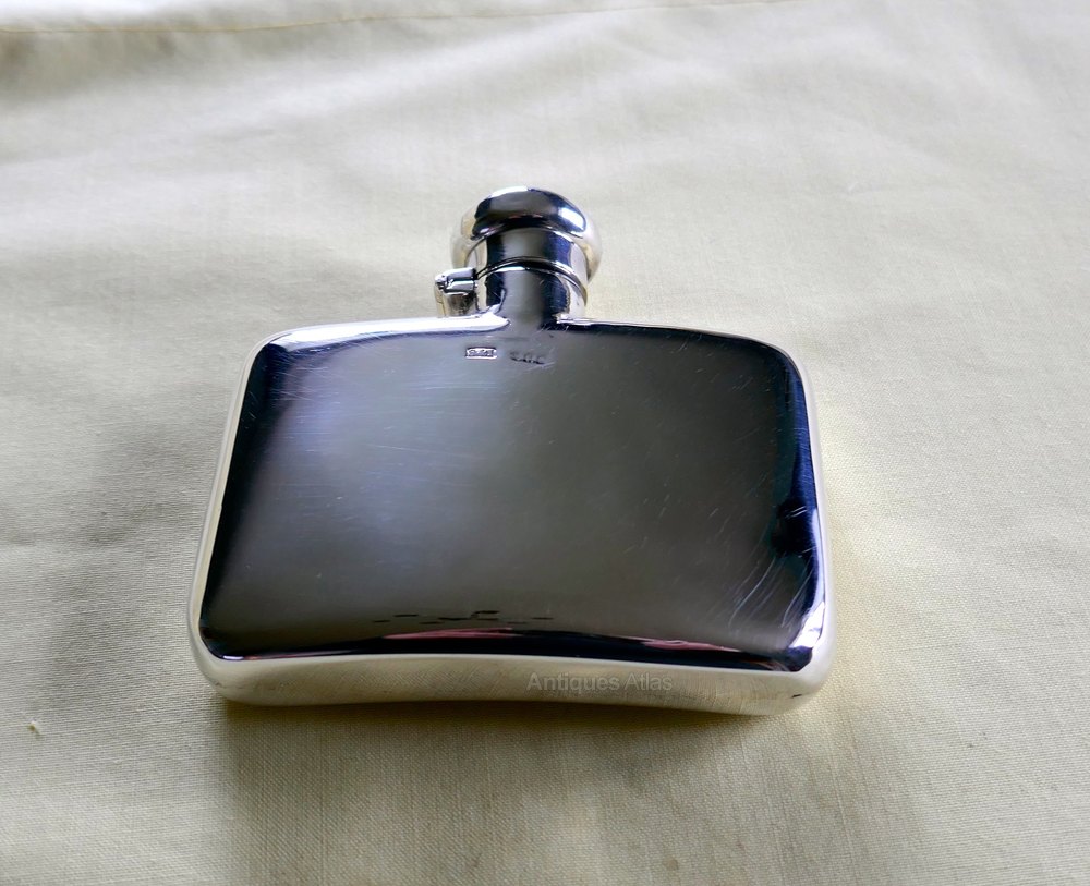 Antiques Atlas - Vintage Silver Hip Flask By Stokes & Ireland 1900 ...