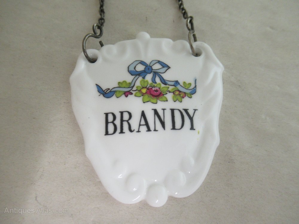 Antiques Atlas - Porcelain - Brandy Bottle Label By Coalport