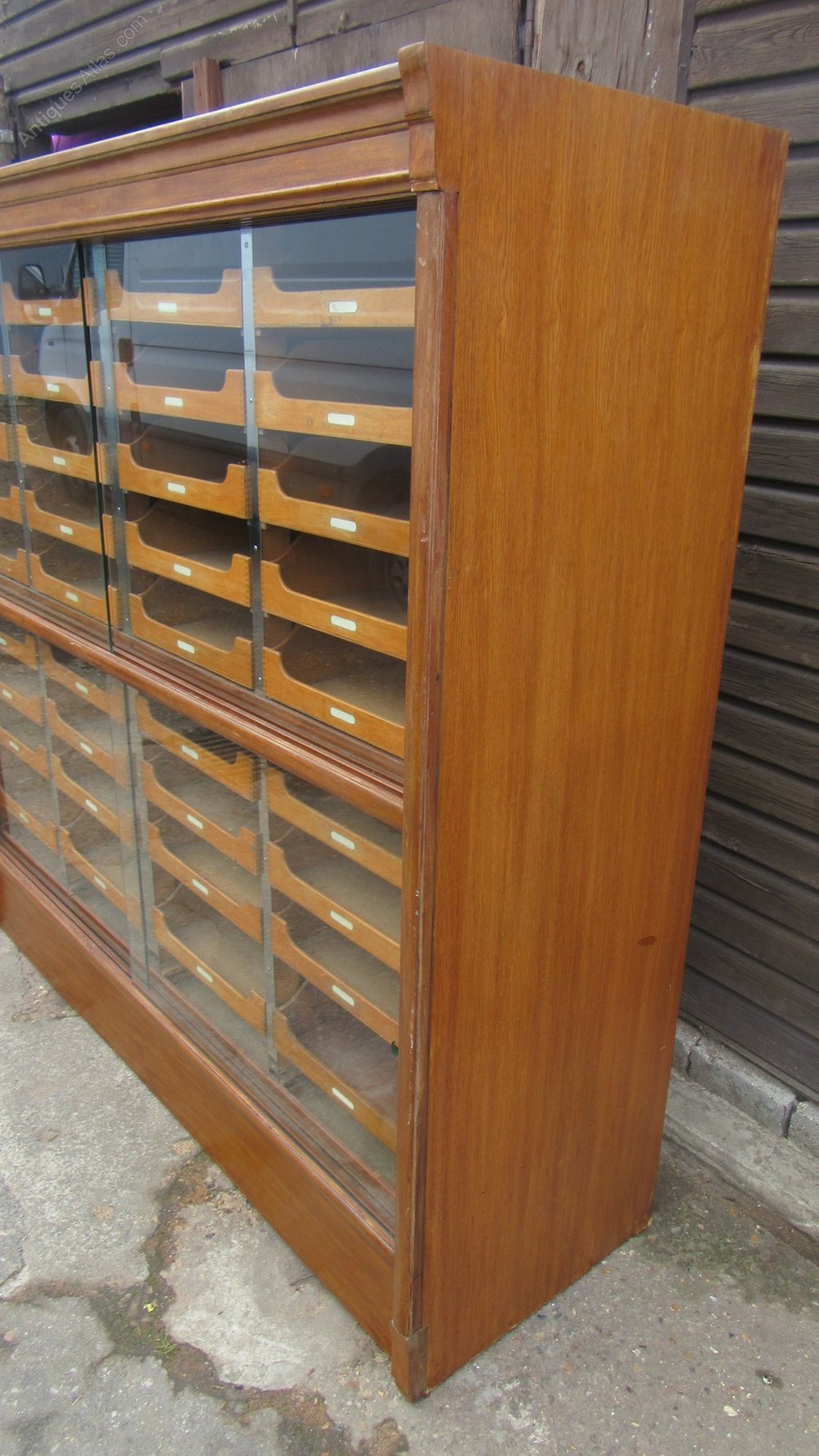 Antique Haberdashery Shop Display Cabinet - Antiques Atlas