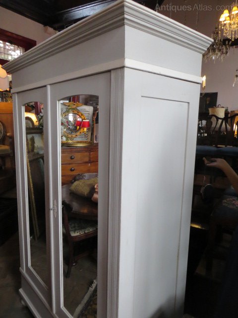 Antique Pine Painted Breakdown Wardrobe as126a2043 / 2364 - Antiques Atlas