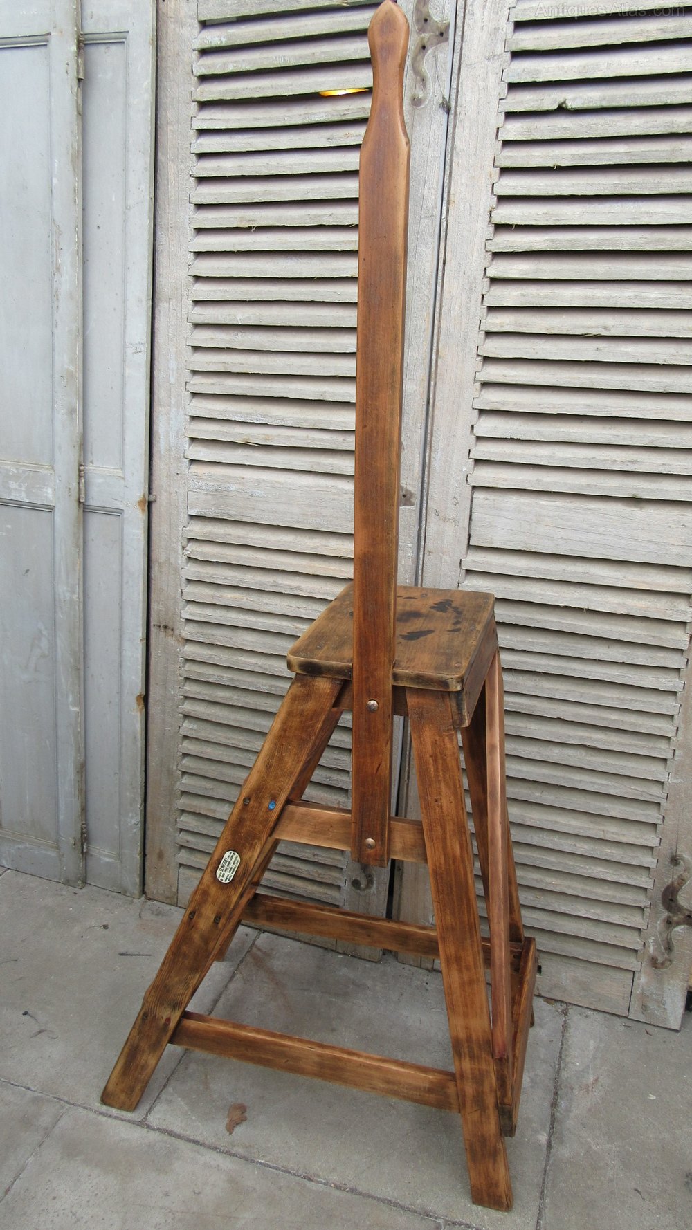 Set Of Vintage Slingsby Pine Library Steps - Antiques Atlas