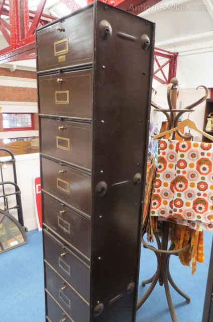 Antiques Atlas - Vintage French Industrial Roneo Notaires Locker as126a1625
