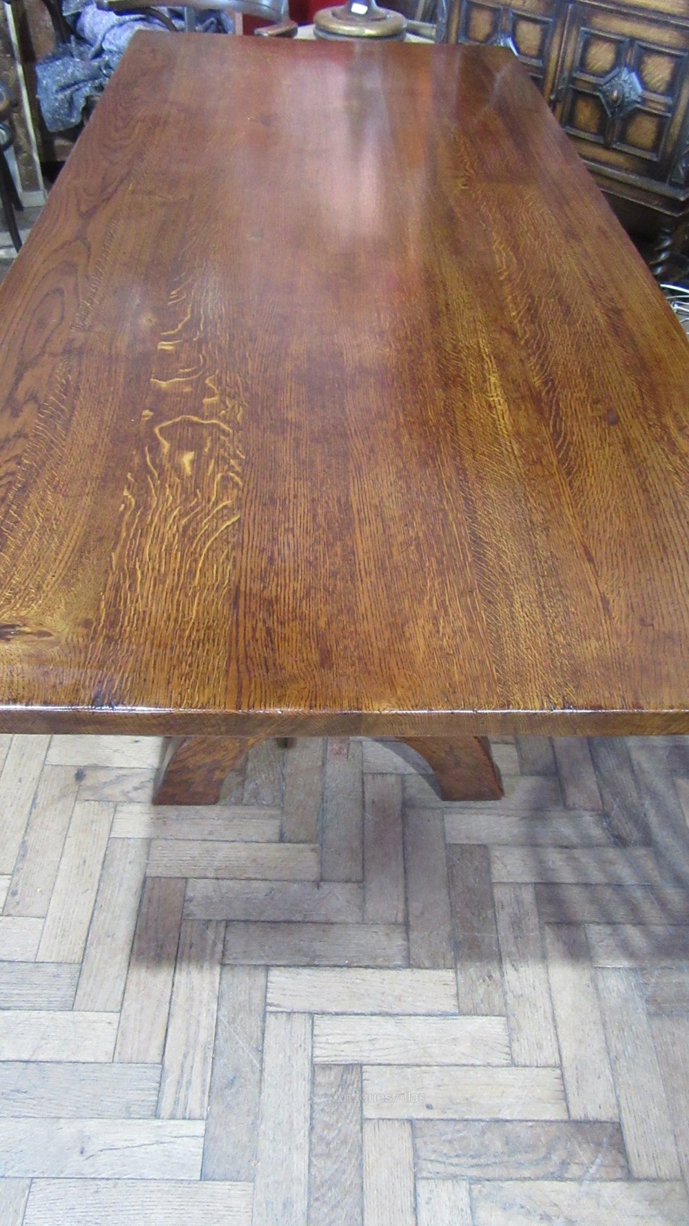 Antiques Atlas - Vintage Oak Refectory Dining Table as126a3951 / 3575