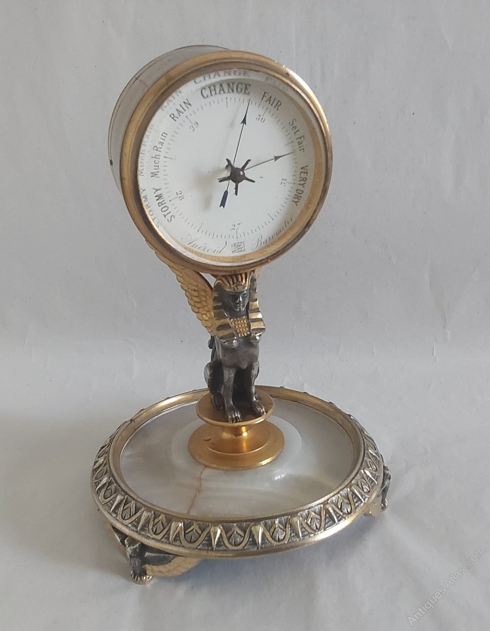 Antiques Atlas - 1920's Egyptian Design Desk Barometer. IWO.