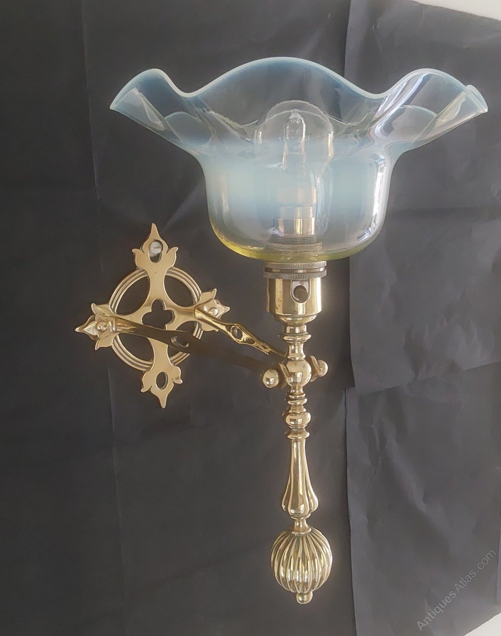 Antiques Atlas - Arts And Crafts Gimbal Lamp. Circa 1900.