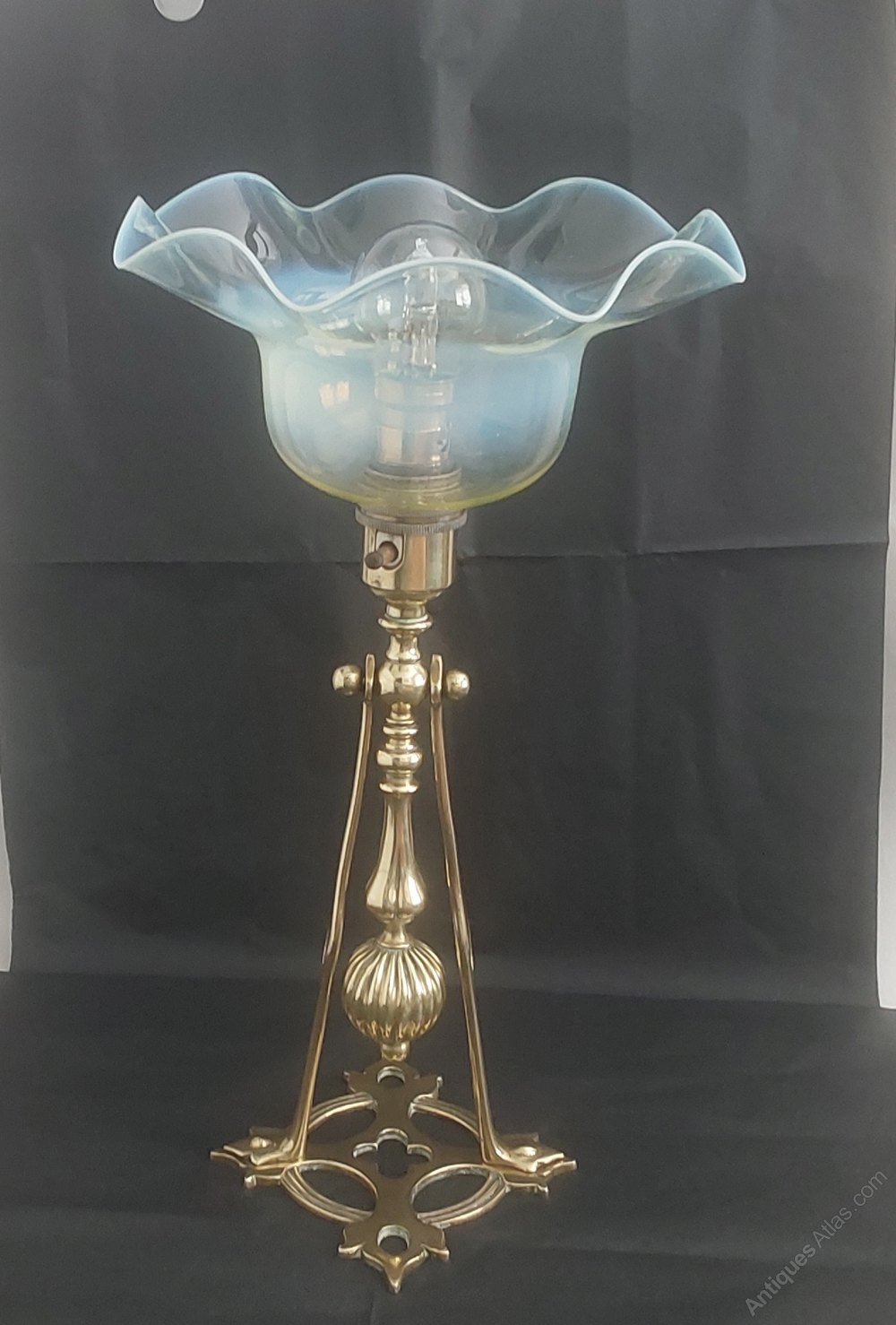 Antiques Atlas - Arts And Crafts Gimbal Lamp. Circa 1900.