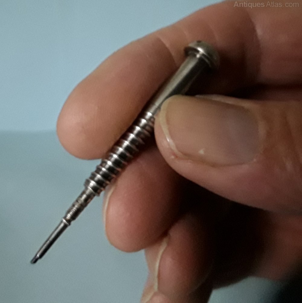 Antiques Atlas - Screw Design Pencil - Fob Chain. Sampson Mordan?