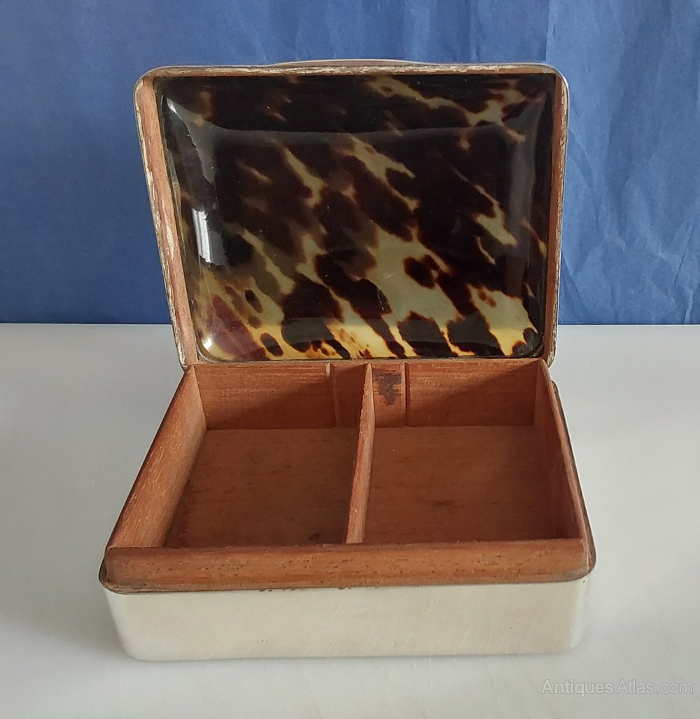 Antiques Atlas - Silver And Tortoiseshell Box. Birmingham 1912. as1007a581
