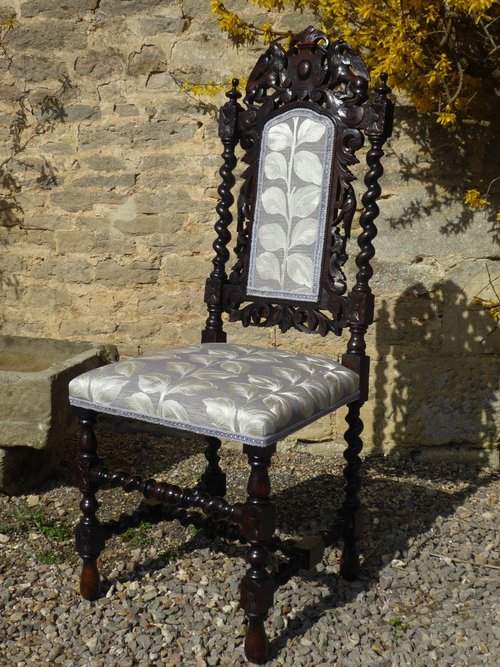 Set Of 6 Jacobean Style Chairs Circa 1880 - Antiques Atlas