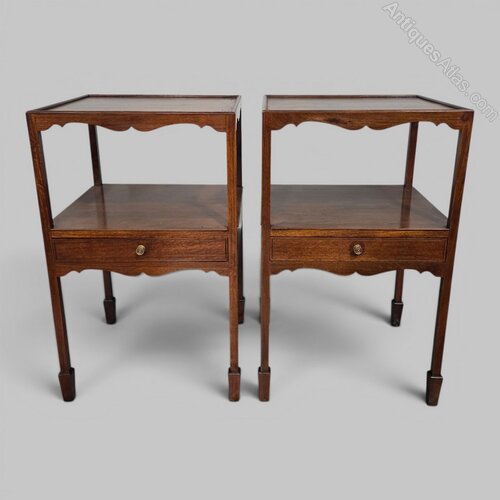 Pair Regency Bedside Lamp Tables as122a5349 - Antiques Atlas