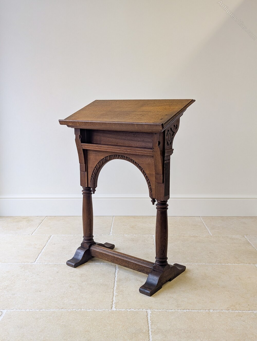 Antique Victorian Gothic Revival Oak Lectern as1124a1761 / 3590 ...
