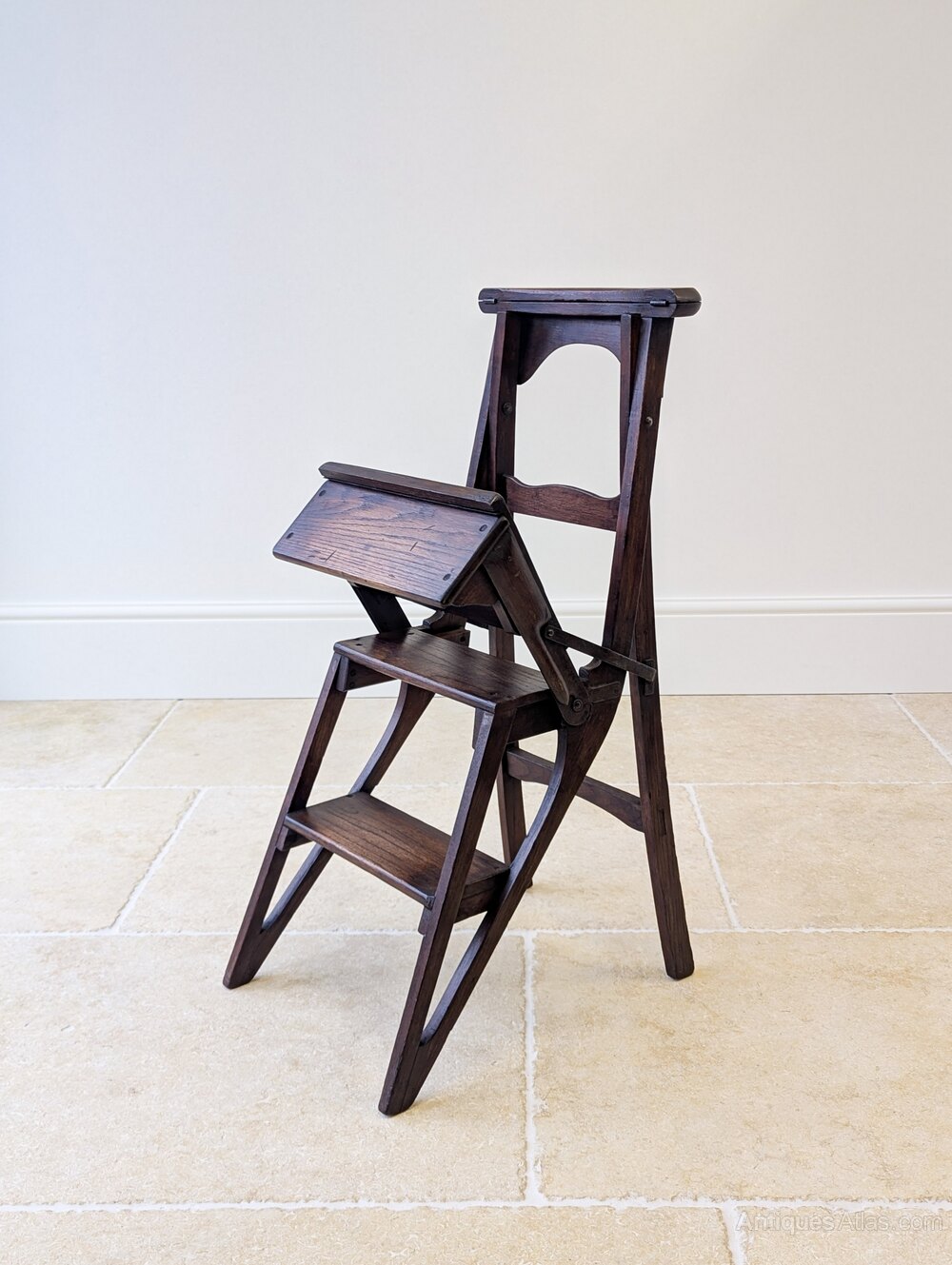 Arts And Crafts Metamorphic Library Chair / Steps as1124a1729 / 3555 ...