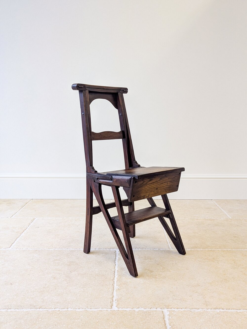 Arts And Crafts Metamorphic Library Chair / Steps as1124a1729 / 3555 ...