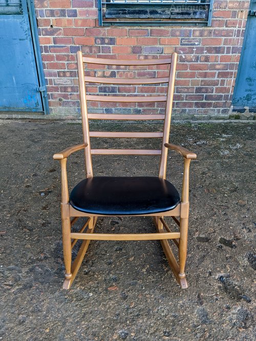 Antiques Atlas - Mid Century Teak Rocking Chair