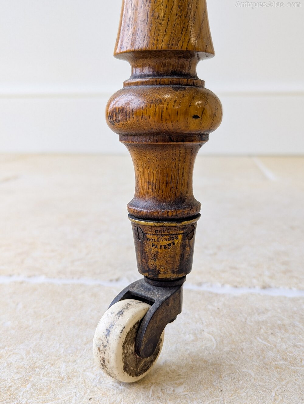 Victorian Oak Country House Gallery Side Table as1124a1924 / 3532 ...
