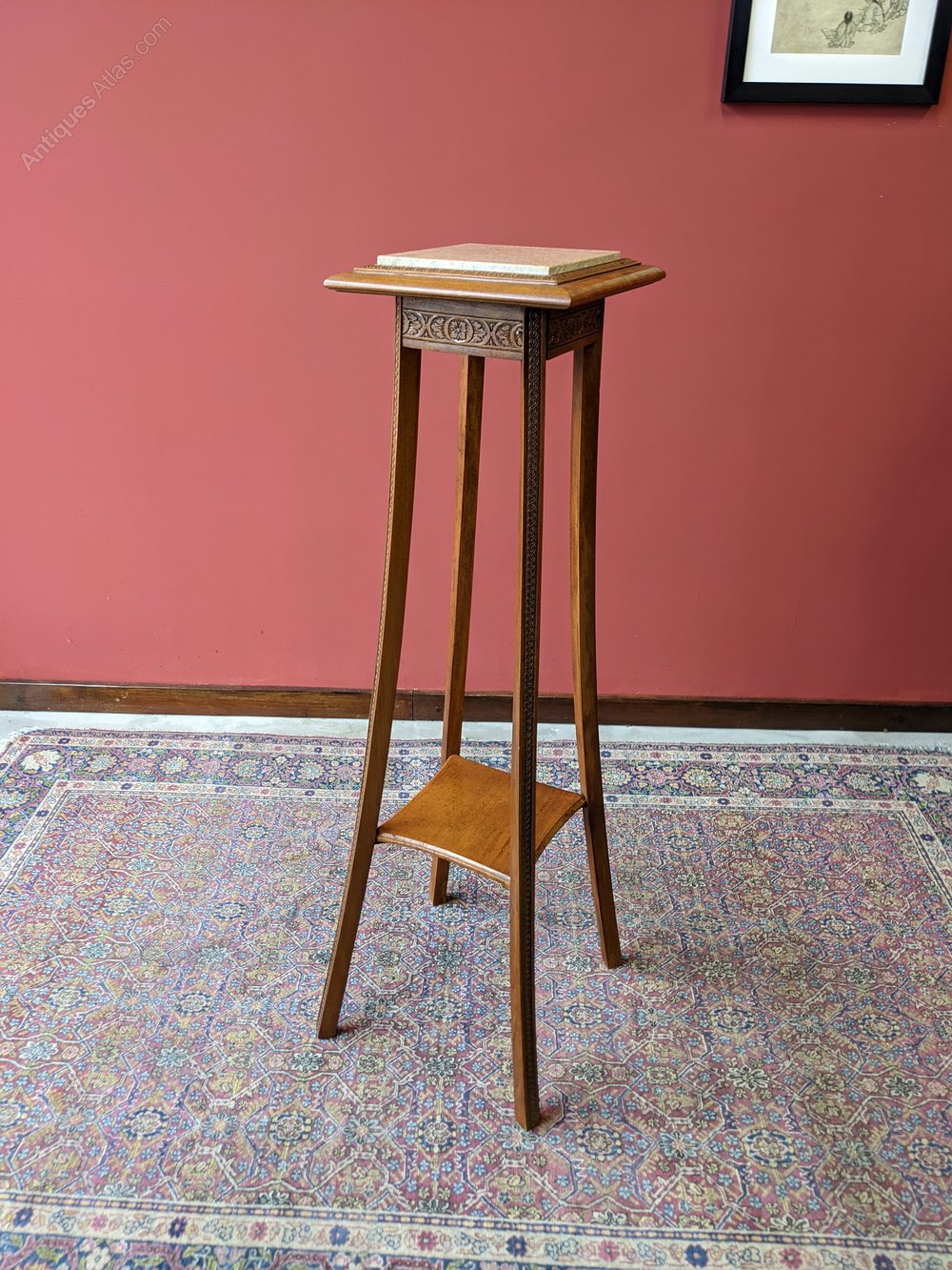 Vintage French Tall Two Tier Plant Stand - Antiques Atlas