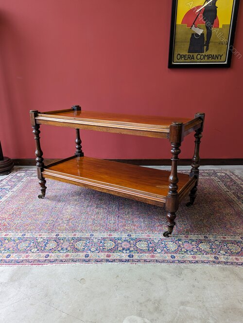 Antique Victorian Mahogany Two Tier Buffet Table as1124a1198 / 3011 ...
