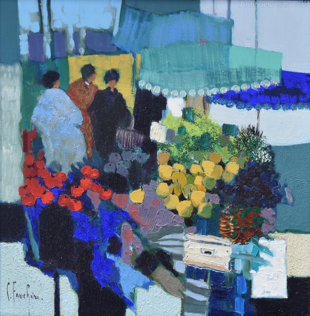 Antiques Atlas - Claude FAUCHERE (b1936) French Abstract Impression