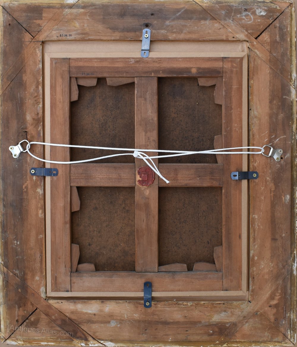 Antiques Atlas - Dutch 19th Century Portrait “The Crystal Orb” Oil