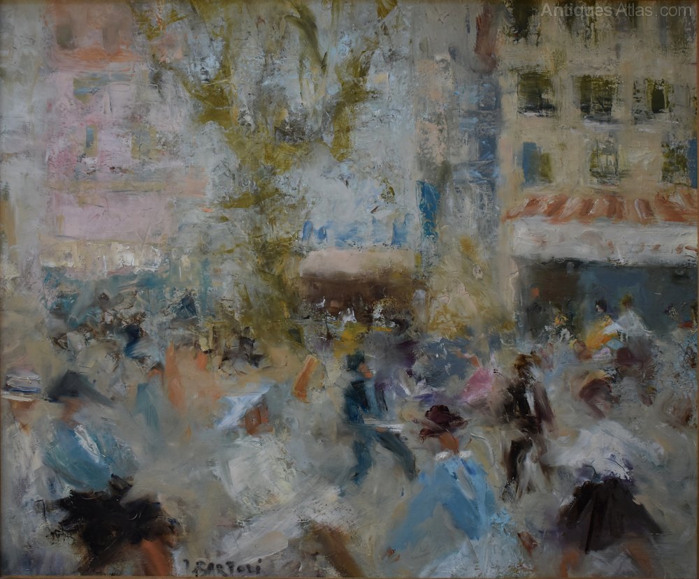 Antiques Atlas - Jacques Bartoli (1920-1995) Place Puget Toulon