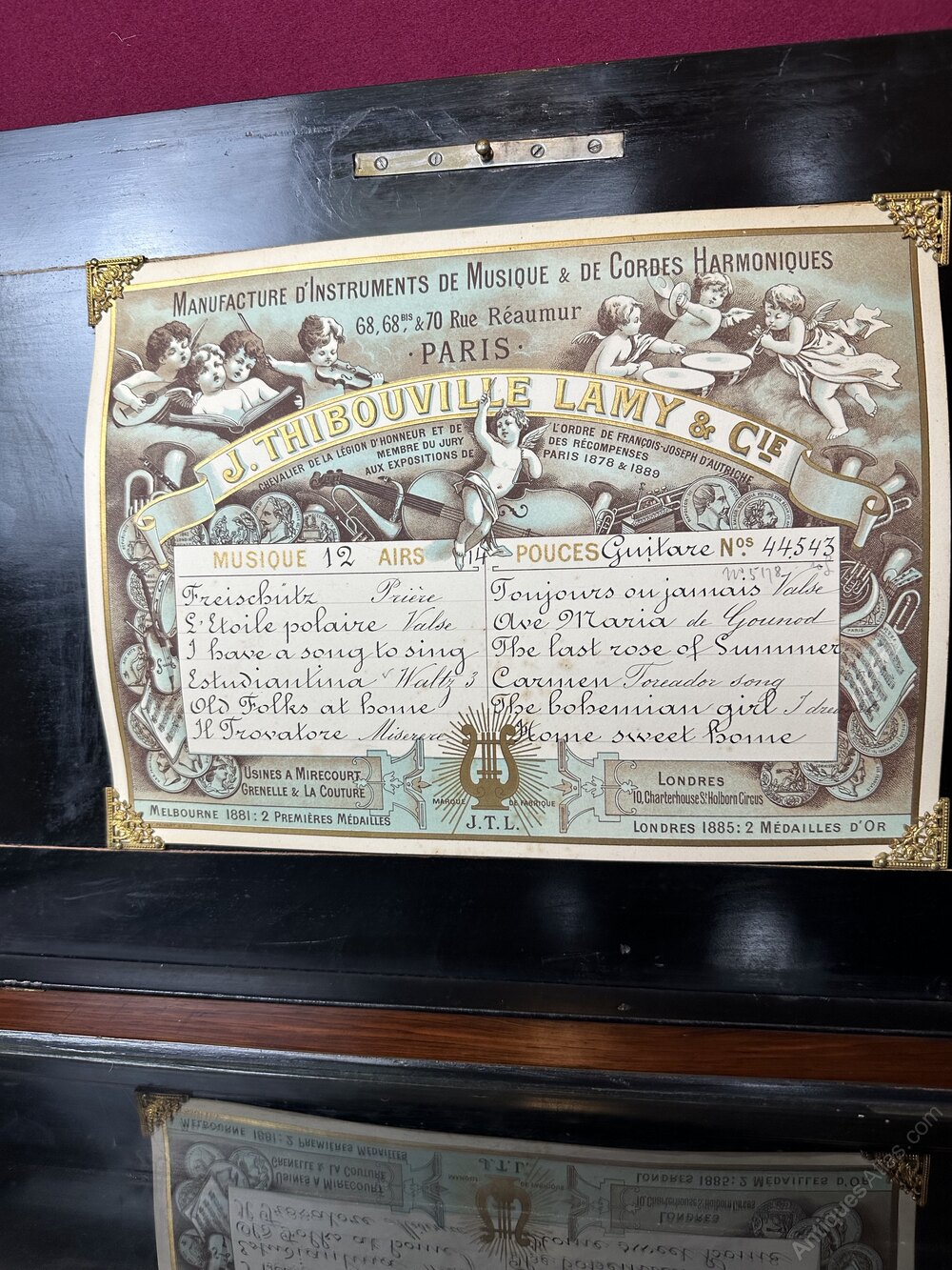 Antiques Atlas - Music Box, Circa 1880