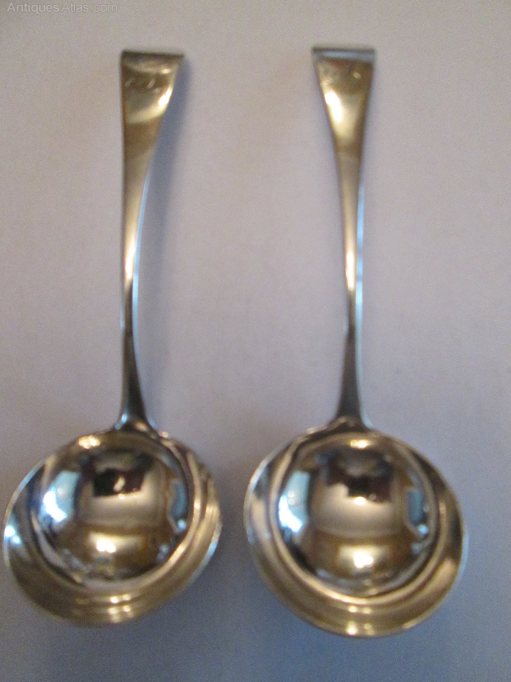 Antiques Atlas - Georgian Silver Ladles ( Pair ) London 1813
