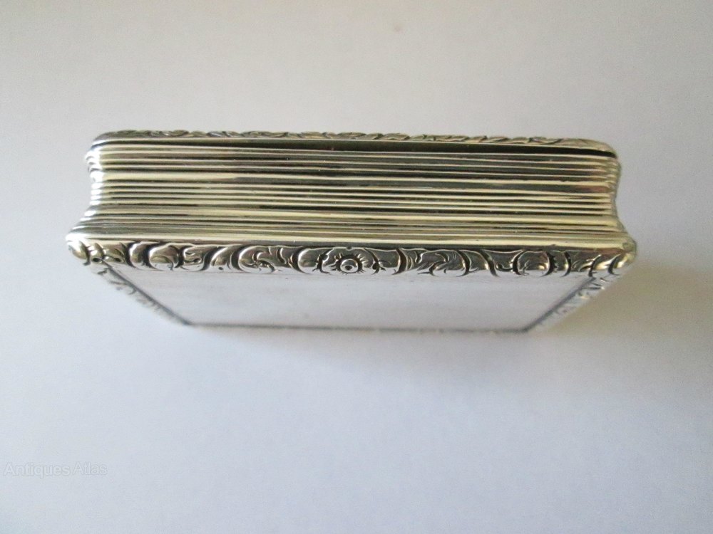 Antiques Atlas - Silver Georgian Snuff Box