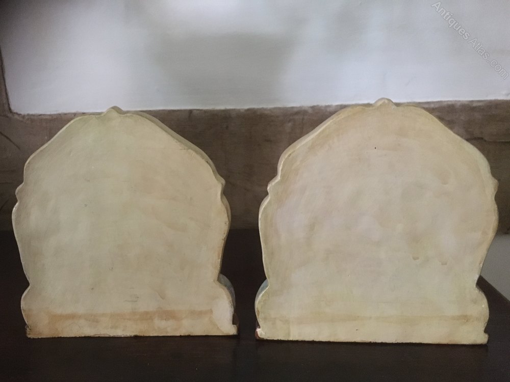 Antiques Atlas - Pair Compton Pottery Bookends as811a140