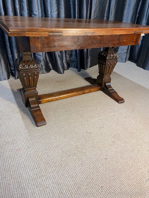 Oak Draw Leaf Table - Antiques Atlas