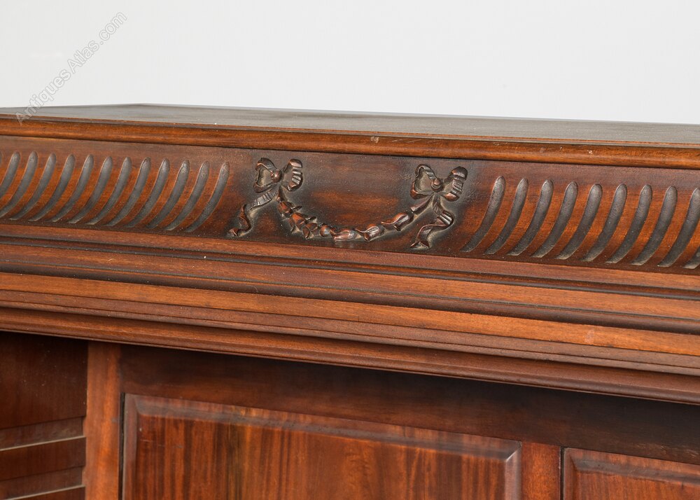 19th Century Adams-style, Mahogany Open Bookcase as178a7583 / 35436 ...