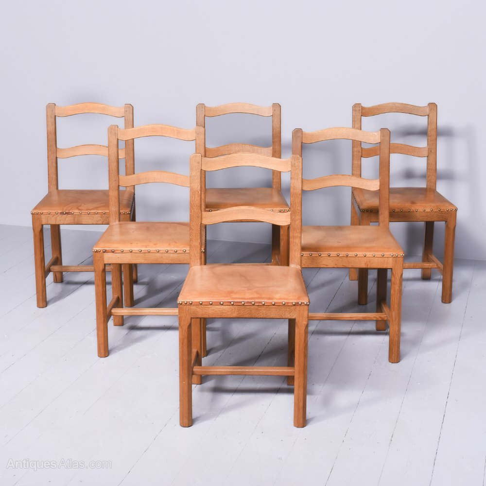 Antiques Atlas - Acornman Oak Refectory Table And Set Of 6 Chairs ...