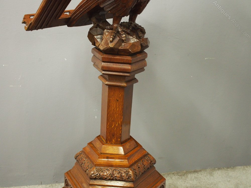 Carved Eagle Lectern - Antiques Atlas