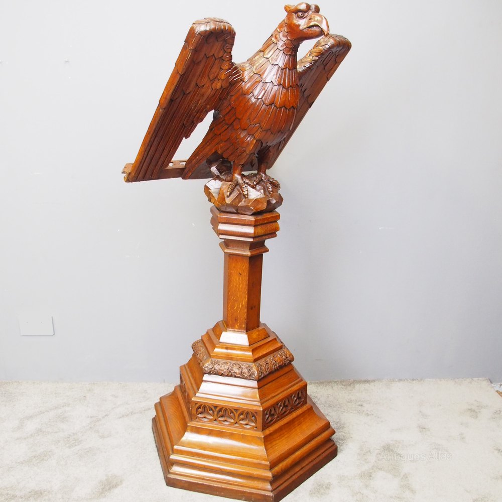 Carved Eagle Lectern - Antiques Atlas