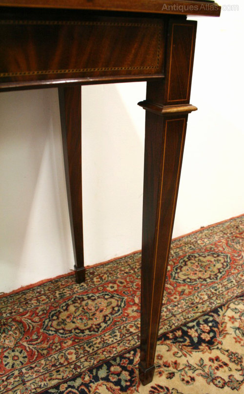 Edwardian Sheraton Style Card Table as178a1073 / 18489 - Antiques Atlas