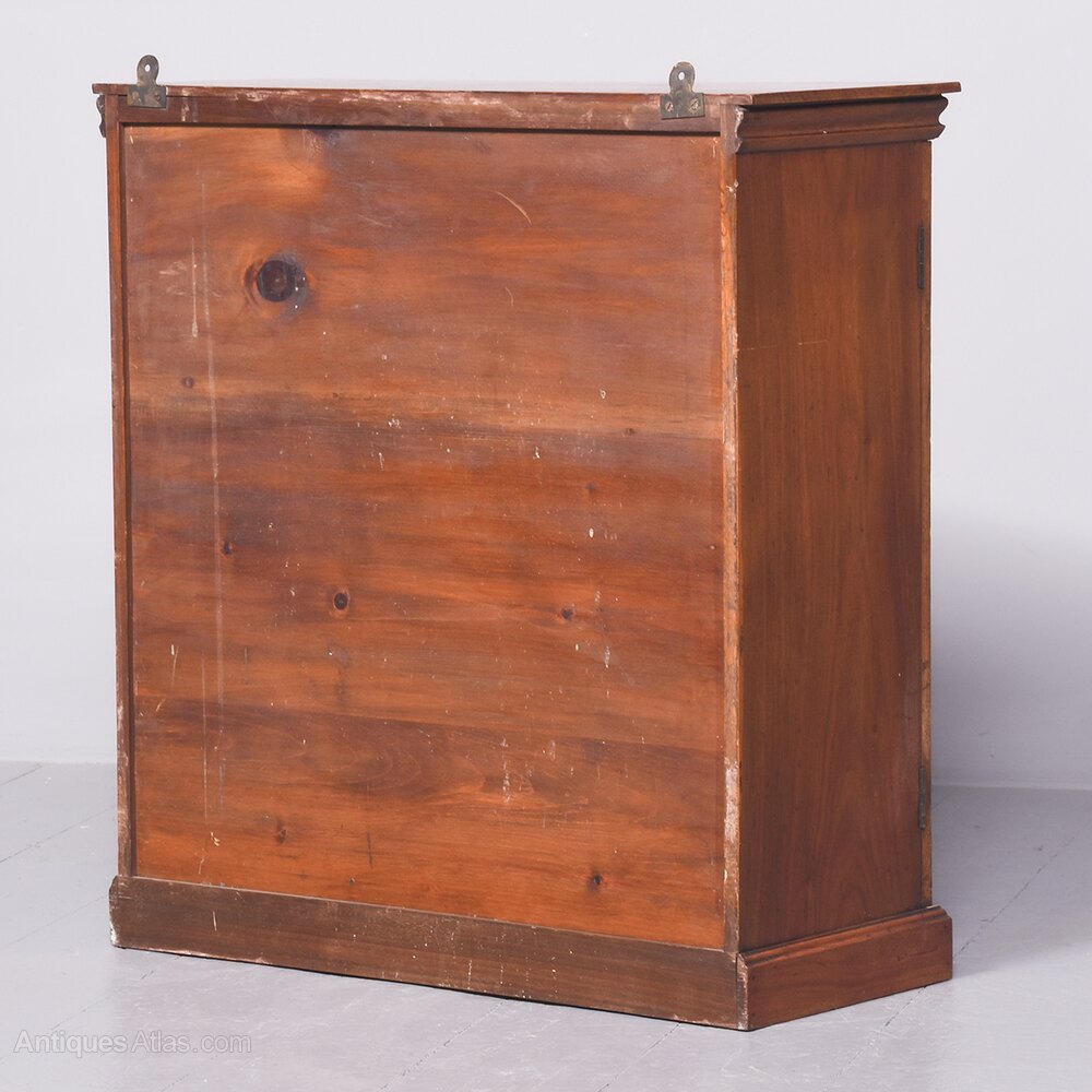 Edwardian Walnut Index Cabinet as178a6250 / MS99312 - Antiques Atlas