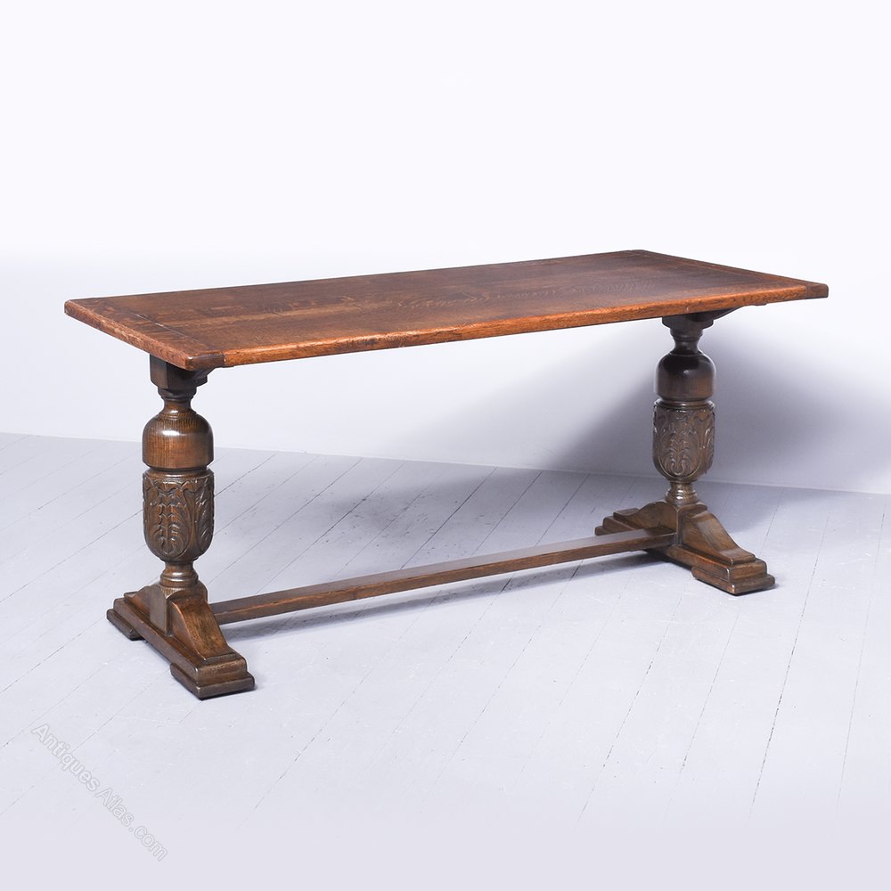 Oak Refectory Table - Antiques Atlas