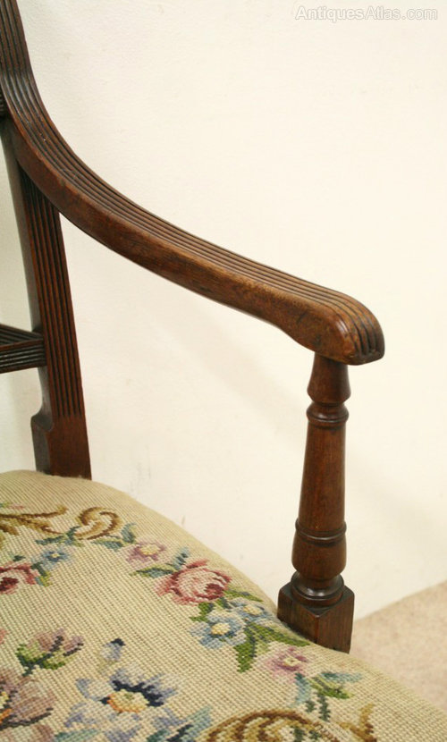 Regency Mahogany Armchair as178a1532 / 20176B - Antiques Atlas