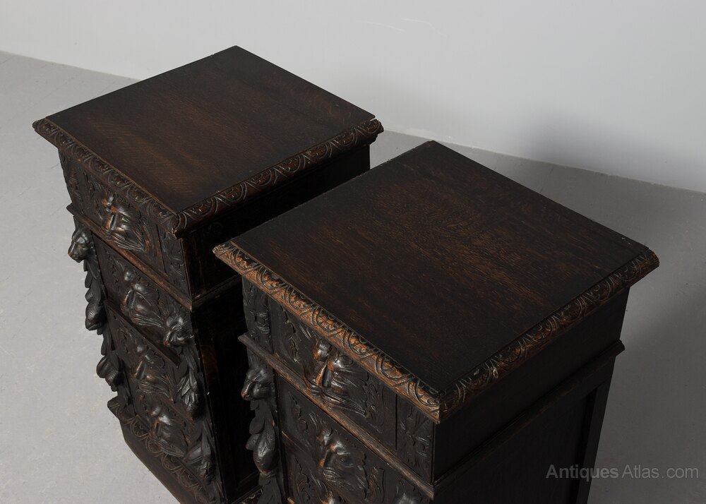 Rustic Oak Chests Bedside Lockers Or Lamp Stands as178a7568 / 35446 ...