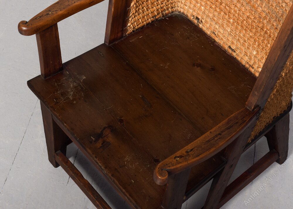 Stained Pine Orkney Chair as178a7565 / 21024 - Antiques Atlas