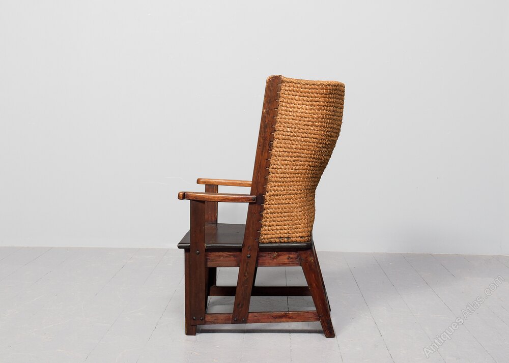 Stained Pine Orkney Chair as178a7565 / 21024 - Antiques Atlas
