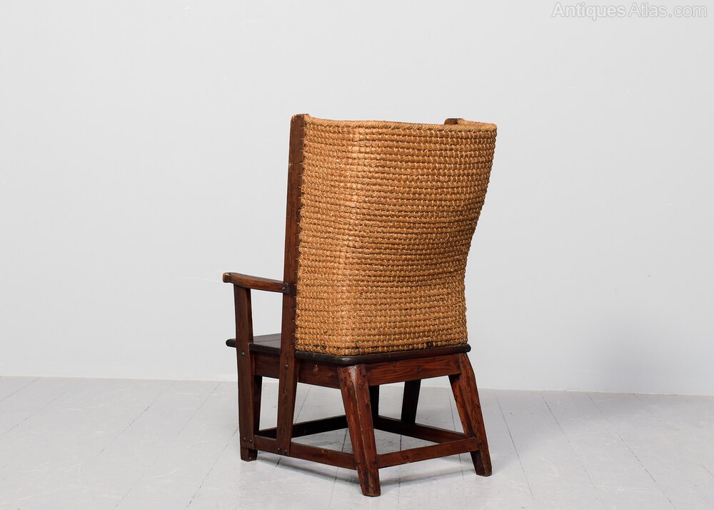 Stained Pine Orkney Chair as178a7565 / 21024 - Antiques Atlas