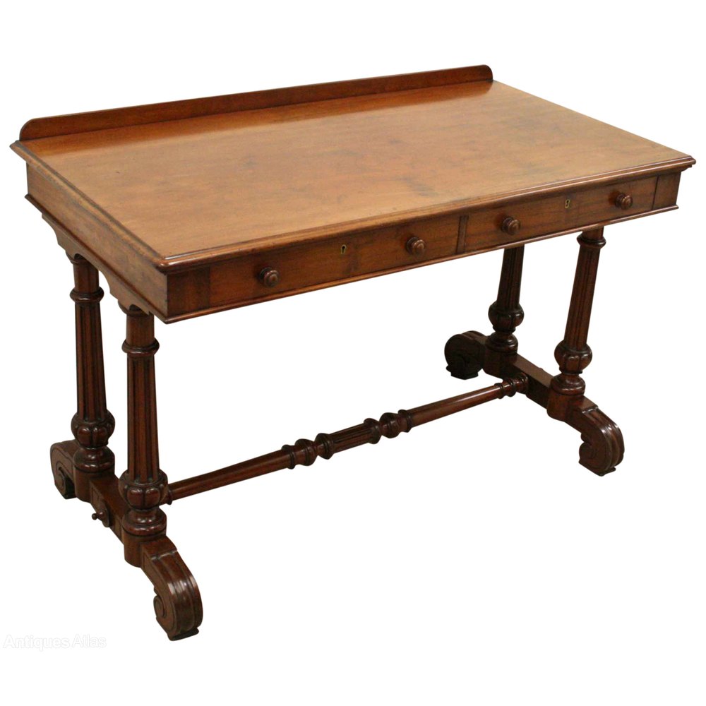Victorian Mahogany Side Table / Library Table - Antiques Atlas