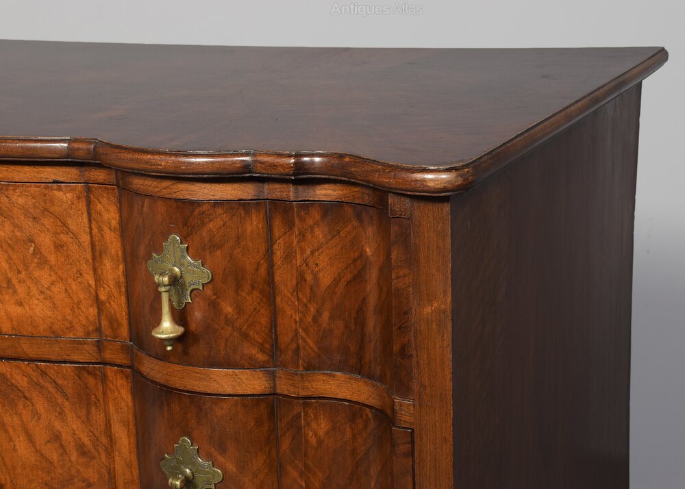 Victorian Figured Walnut Chest Of Drawers as178a7569 / 35492 - Antiques ...