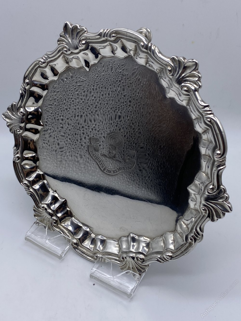Antiques Atlas - Geo II Silver Waiter/Salver Ldn 1749